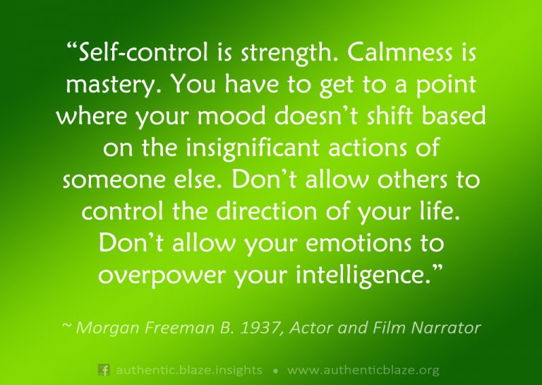 Quote - The Importance of Emotional Control – Authentic Blaze